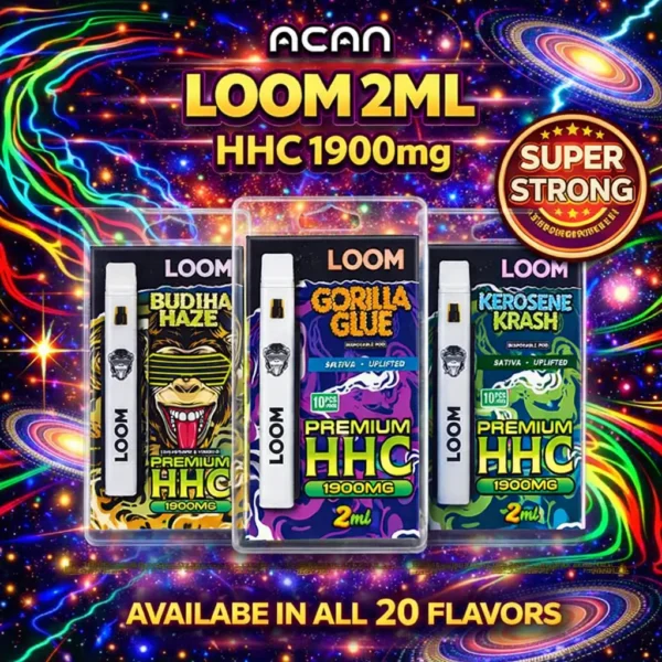 ACAN Loom HHC Disposable Vape 2ml 1900mg – HHC Vapes | Buy Online At ...