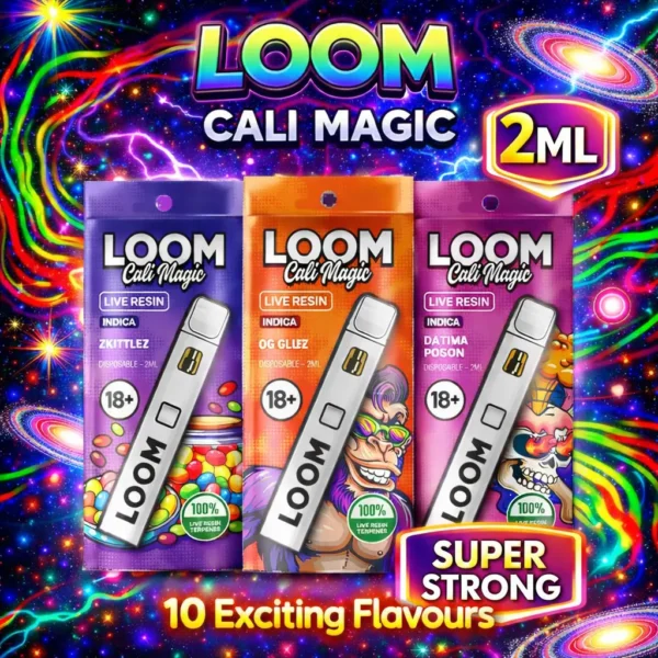 Loom Cali Magic 2ml – HHC Alternative Disposable Vape | Buy Online At ...